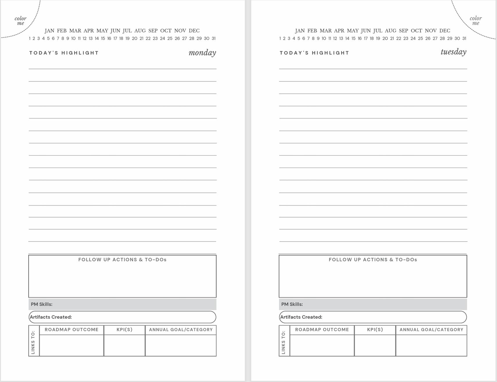 FEATURES – The Product Diary